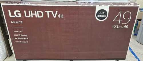 Телевизор 49" LG 49UK6300PLB (разбита матрица)