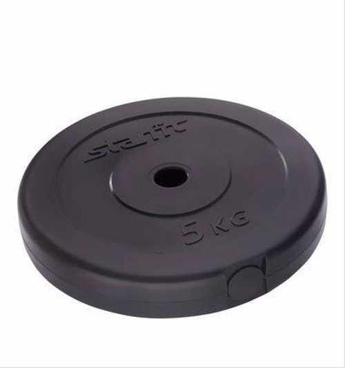 Диск пластиковый BB-203, d26 мм, черный, 5 кг