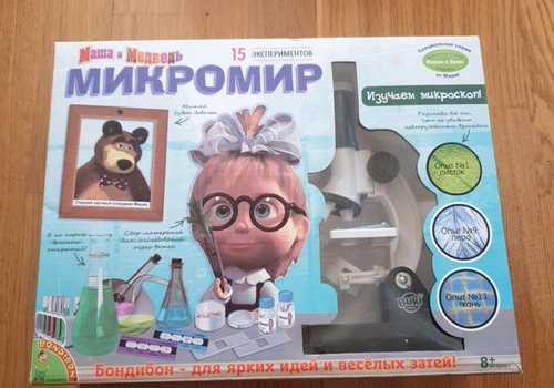 Набор с микроскопом Маша Медведь