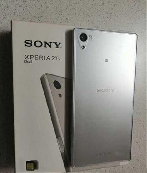 Sony Xperia Z5, белый. Две сим-карты, 32Гб