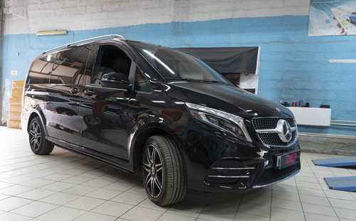 Mercedes V-class выдвижные электропороги