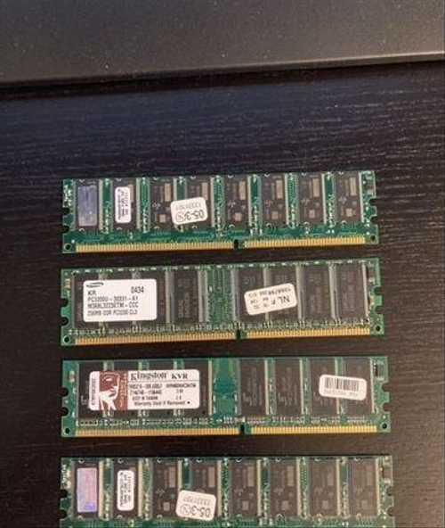 Оперативная память DDR PC3200 256 Mb