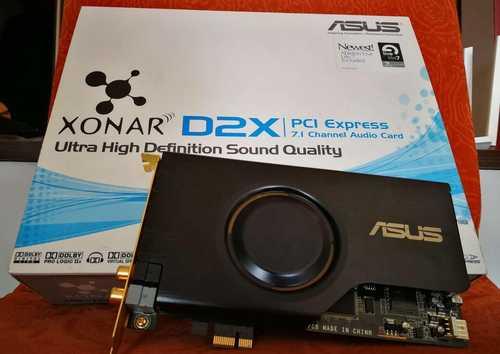 Звуковая карта Asus Xonar D2X Pcie 7.1