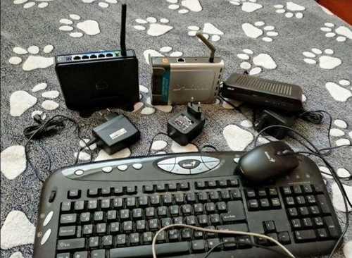 Wifi Роутеры D-link,Asus, клавиатуры+мыши
