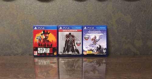Игры PS4 / RDR2, Last of Us 2, Control, Horizon ZD