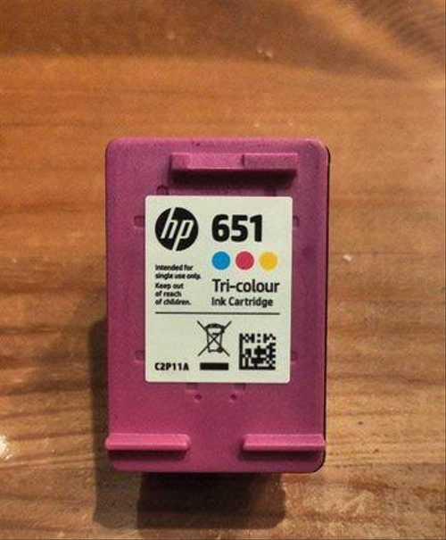 Картриджи hp 651 Три цвета