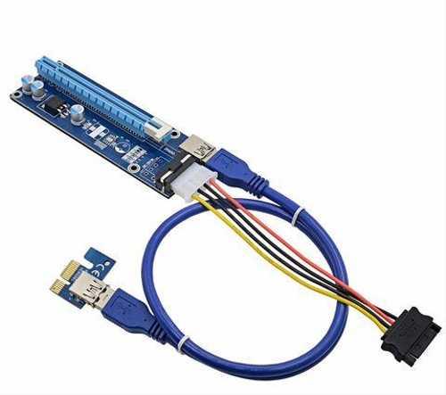 Райзер usb SATA molex