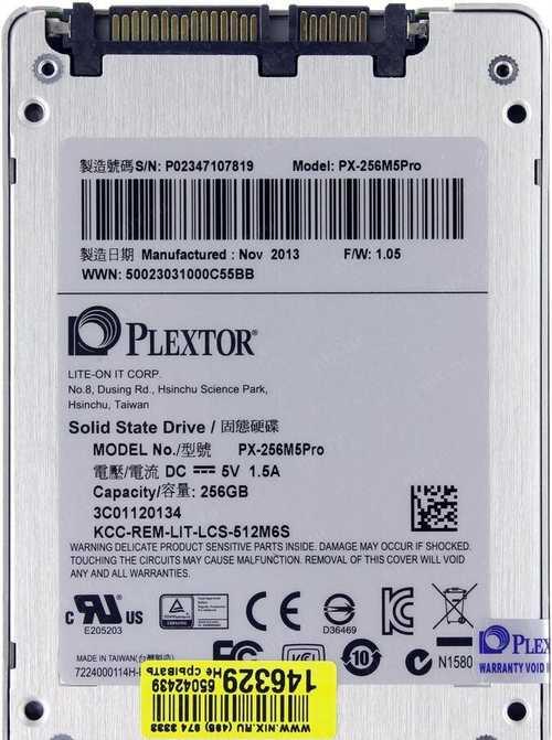 SSD диск Plextor M5 Pro 256 Гб