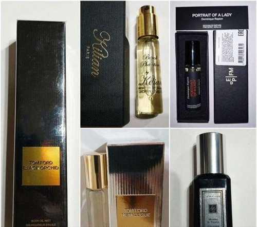 Tom Ford, By Kilian, Jo Malone, F. Malle