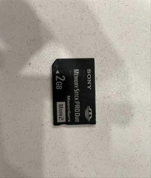 Флешка Sony Memory Stick Pro Duo Mark2