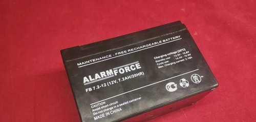 Аккумулятор alarm force fb 7.2-12 12В