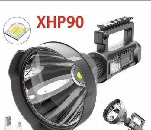 P90 мощный светодиодный фонарик Портативный фонарь
