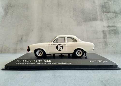 Minichamps ford escort I TC - rally SAN remo 1968