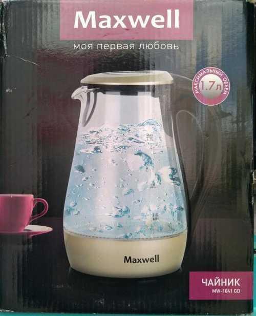 Стеклянный чайник Maxwell