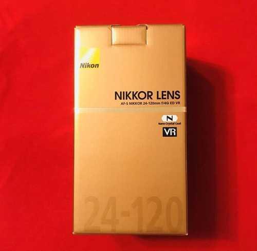 Nikon 24-120mm 4g новый