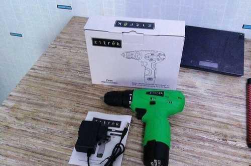 Аккумуляторная дрель шуруповерт Zitrek Green12