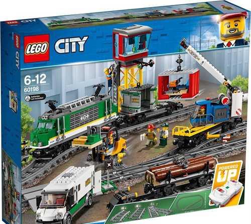 Lego City Trains 60198 Товарный поезд