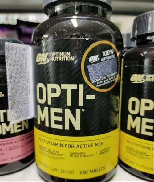 Витамины Optimum Nutrition Opti-Men 240шт