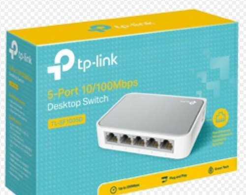 Коммутатор TP-Link TL-SF1005D 5-port 10/100M mini