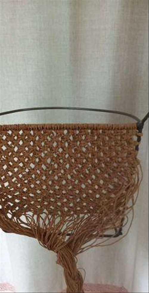 Корзинка, газетница, каркас для макраме, кашпо