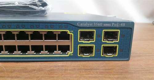 Коммутатор Cisco Catalyst 3560 Poe 48