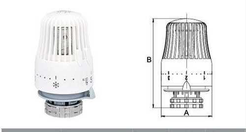 Термостатическая головка RVT384 ProFactor