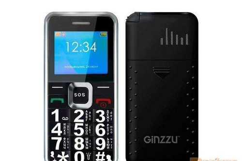Сотовый телефон Ginzzu MB505 (2 SIM, 800 мА*ч, чер