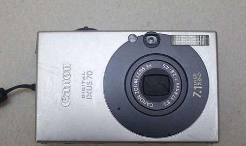 Цифровой фотоаппарат Canon ixus 70