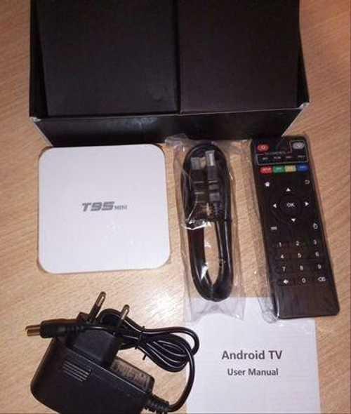 Тв-приставка Smart TV T95 mini Android 10 4+32 Гб