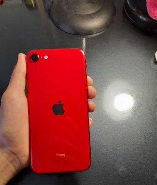 Смартфон Apple A2296 iPhone SE 2020 128Gb красный (MHGV3HN/A)