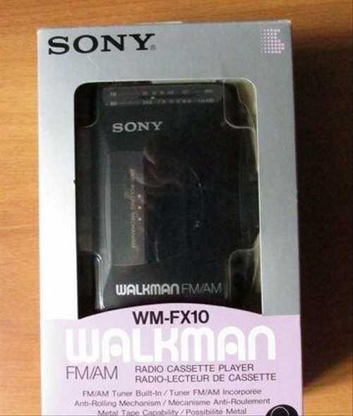Кассетный плеер sony walkman WM-FX10