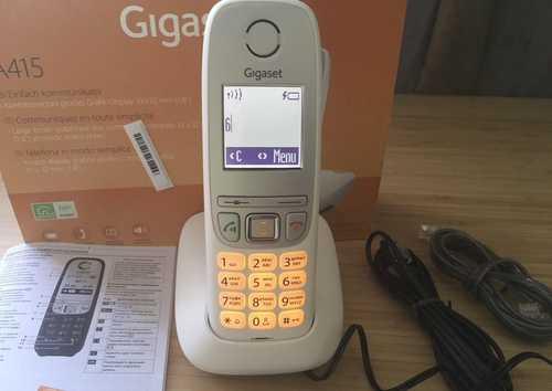 Телефон dect Gigaset A415 White