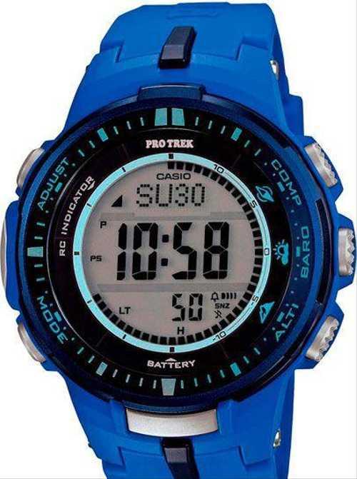 Японские наручные часы Casio Pro Trek PRW-3000-2B