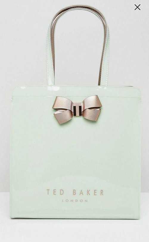 Сумка-шоппер мятного цвета Ted Baker