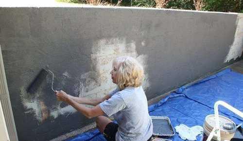 Краска для кирпича, цемента, бетона и штукатурки