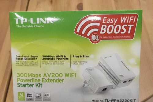 Tplink AV200 Комплект адаптеров Powerline