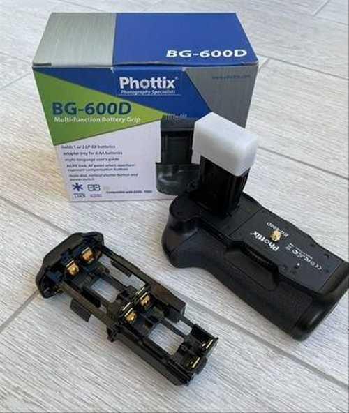Батарейный блок Phottix BG-600D for Canon