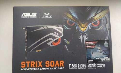 Звуковая карта asus pci e strix soar