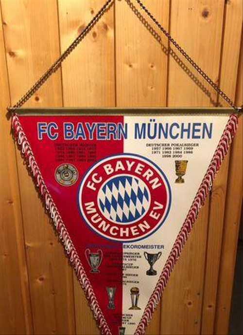 Bayern Munchen Вымпел Оригинал 2000 г
