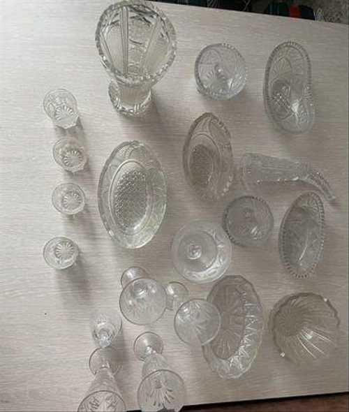 Хрустальная и стеклянная посуда