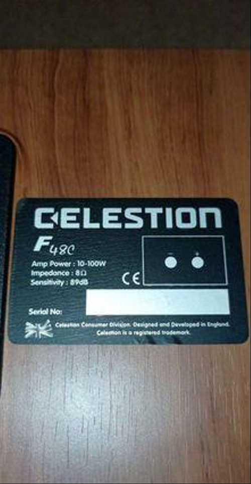 Центральный канал celestion F48C