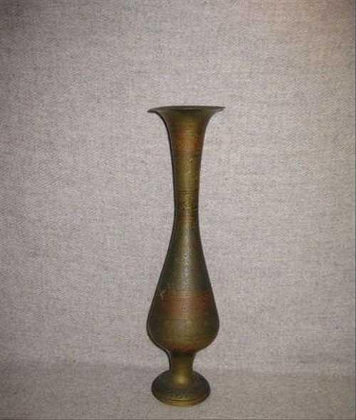 Декоративная ваза латунь Индия