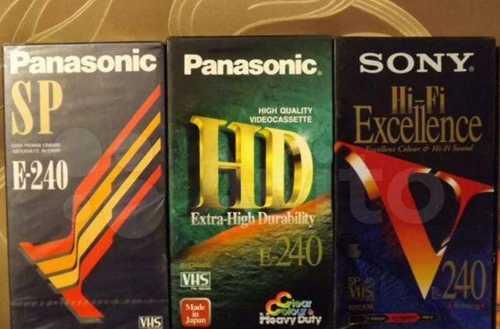 Видеокассеты VHS Basf, Panasonic