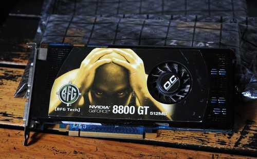 Видеокарта BFG GeForce 8800GT 512MB