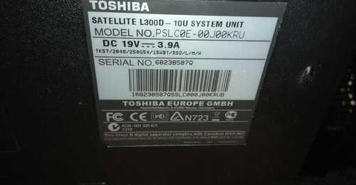 Toshiba satellite l300d