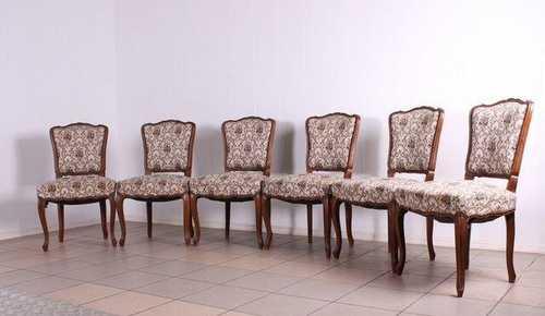Комплект из 6 стульев.Антиквариат.Массив.Art-996