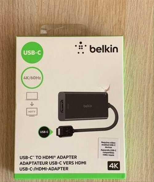 Переходник Belkin USB-C на hdmi
