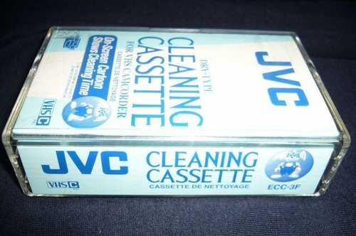 Чистящая кассета jvc vhs-с формата