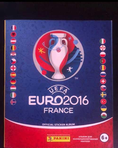 Альбом для наклеек Panini euro 2016 France