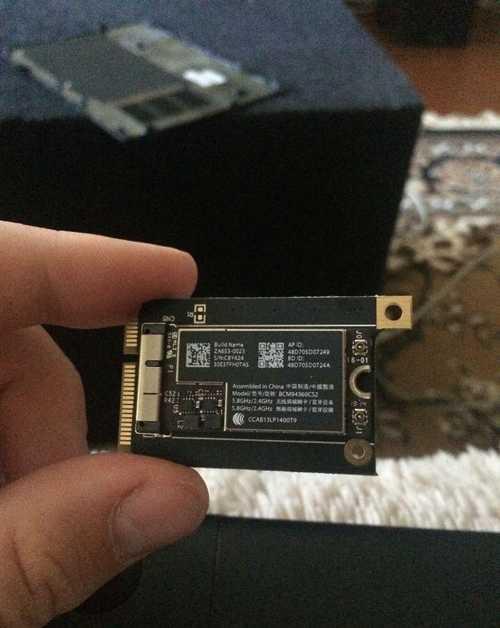 Wifi модуль BCM94360cs2 с переходником на mini pci